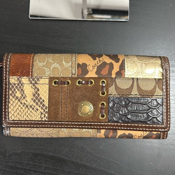 Coach | Bags | Coach Vintage Patchwork Wallet | Poshmark